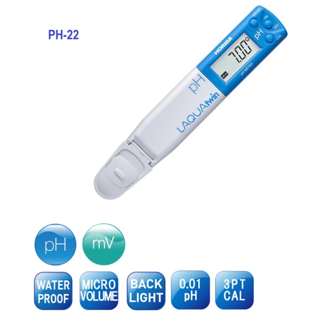 Medidores portatiles de PH. Serie LAQUAtwin pH, marca Horiba - Norces